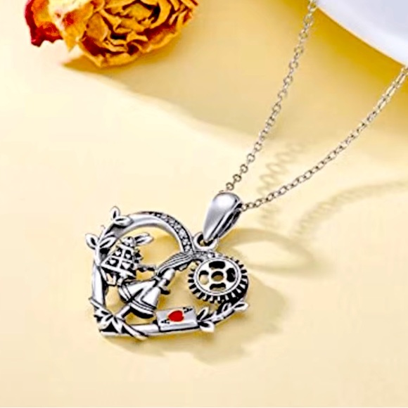 Jewelry | Womensgirls Silver Alice In Wonderland Necklace New In The ...